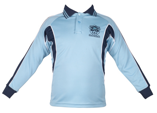 Long Sleeve Sports Polo - School Uniforms Australia